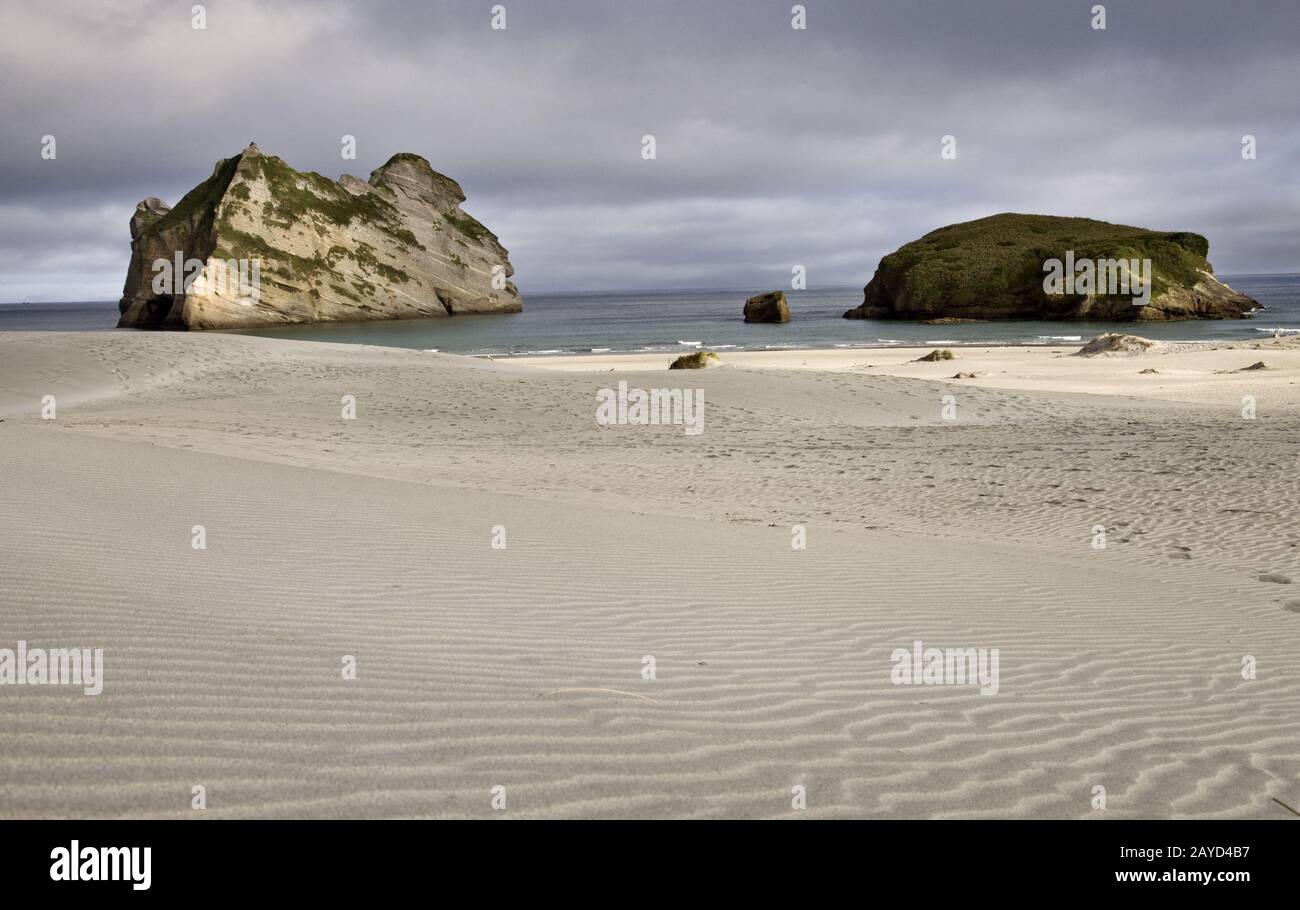 Farewell Spit New Zealand Stock Photo - Alamy