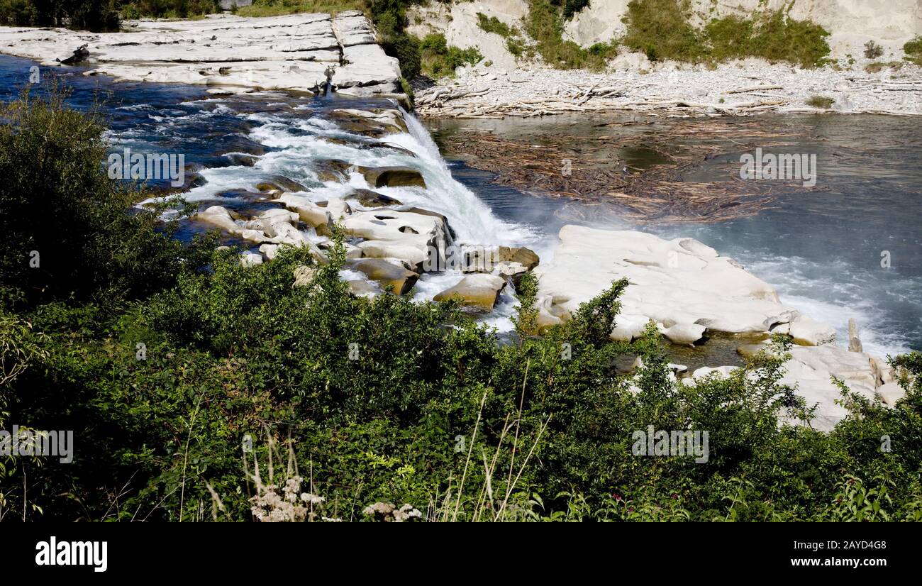 New Zealand Waterfall Stock Photo - Alamy