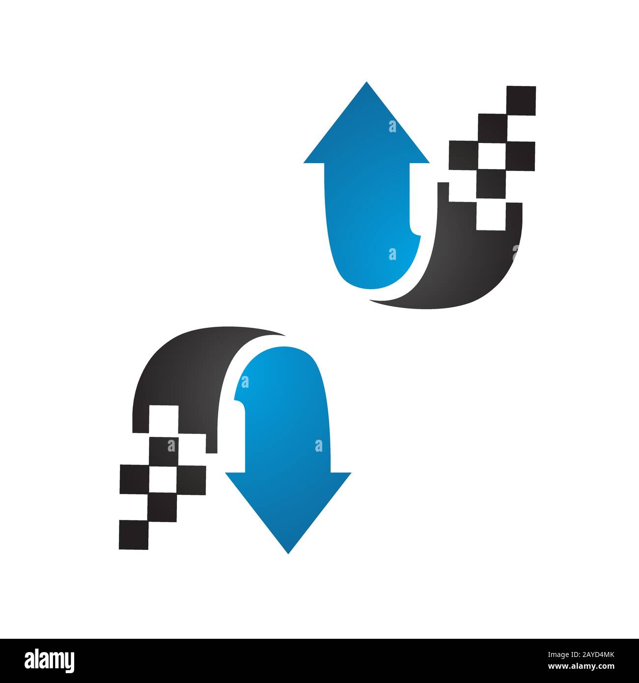 upload download logo icon vector template illustrations Stock Vector ...