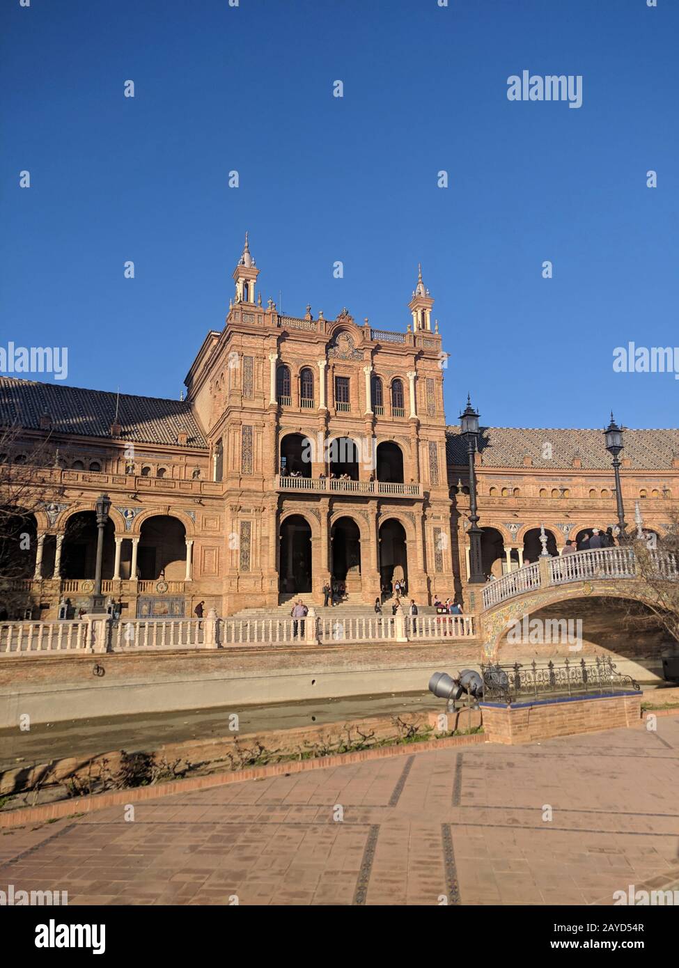 Plaza de España, Spain Square, Seville, Spain Stock Photo - Alamy