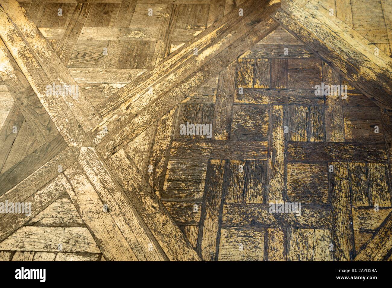 Worn wood flooring hi-res stock photography and images - Alamy
