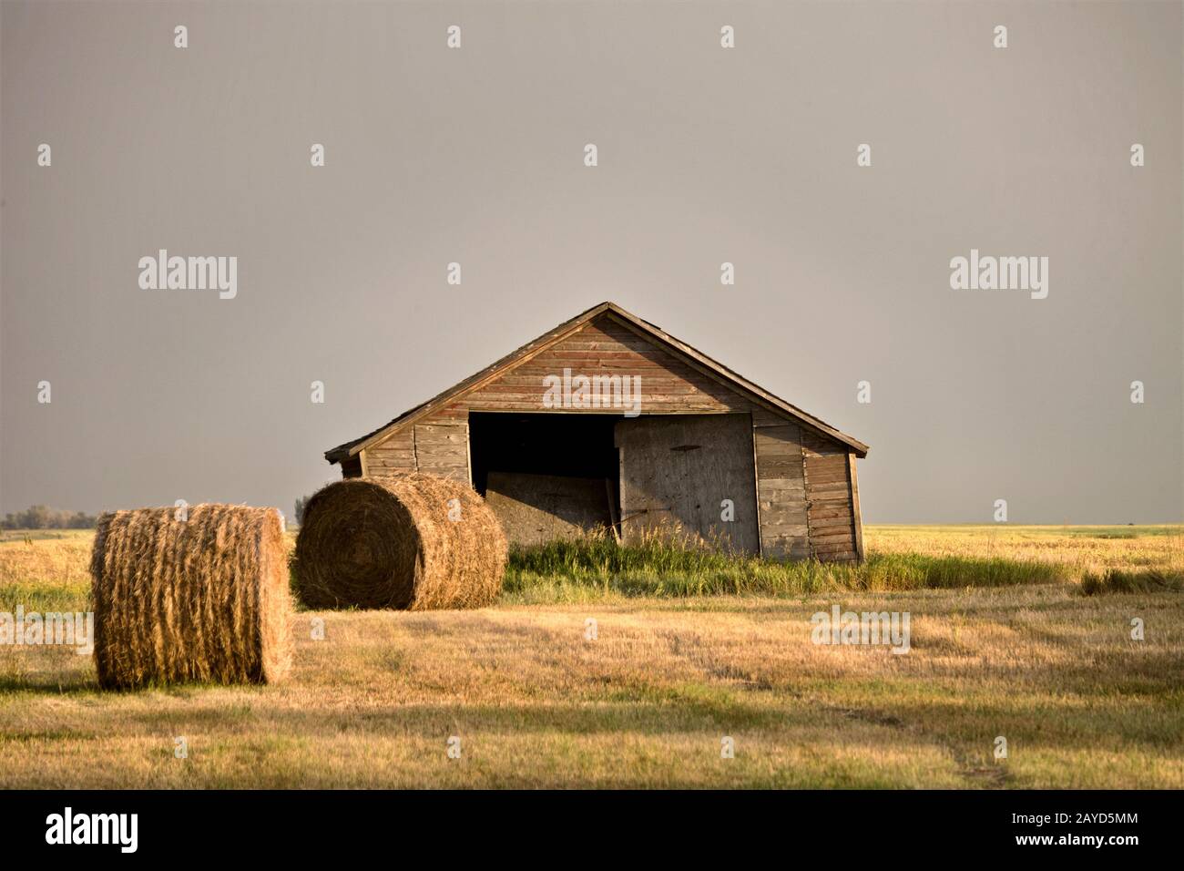 Prairie Barn Saskatchewan Stock Photo - Alamy