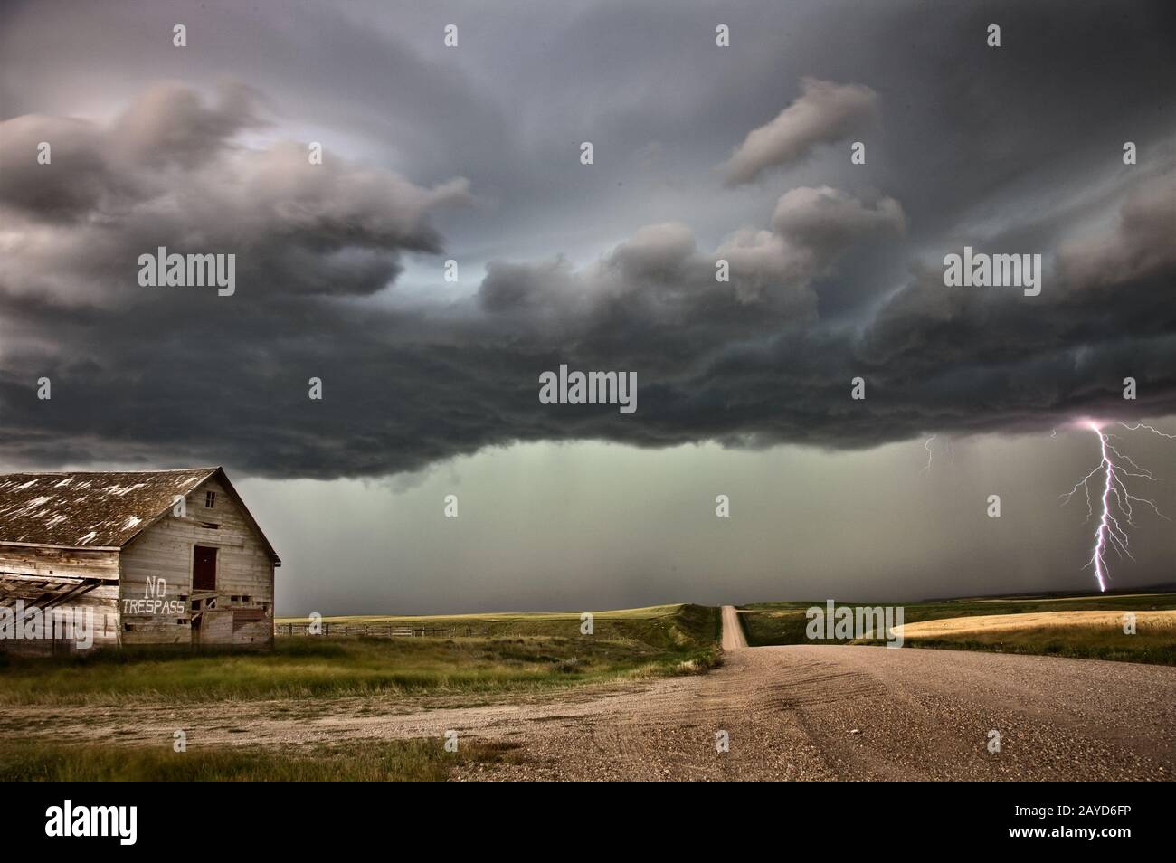 Prairie Storm Saskatchewan Stock Photo - Alamy