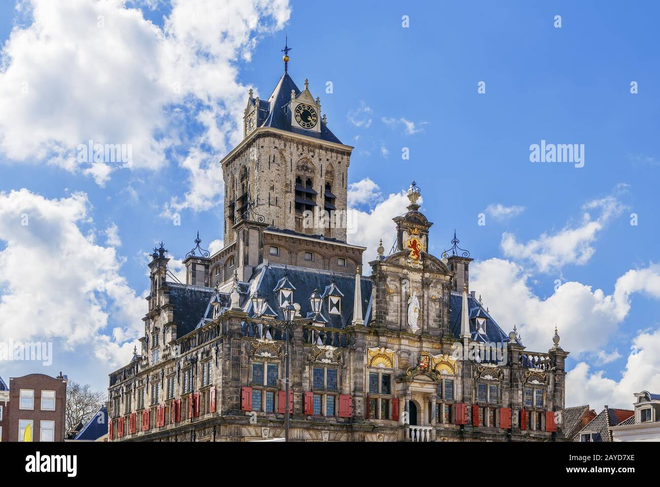 City Hall, Delft, Netherlands Stock Photo - Alamy