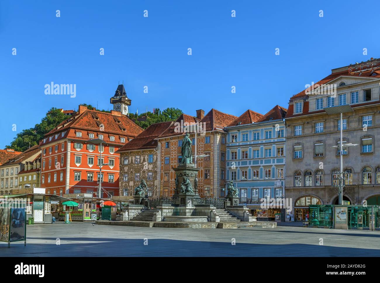 Graz market square hi-res stock photography and images - Alamy