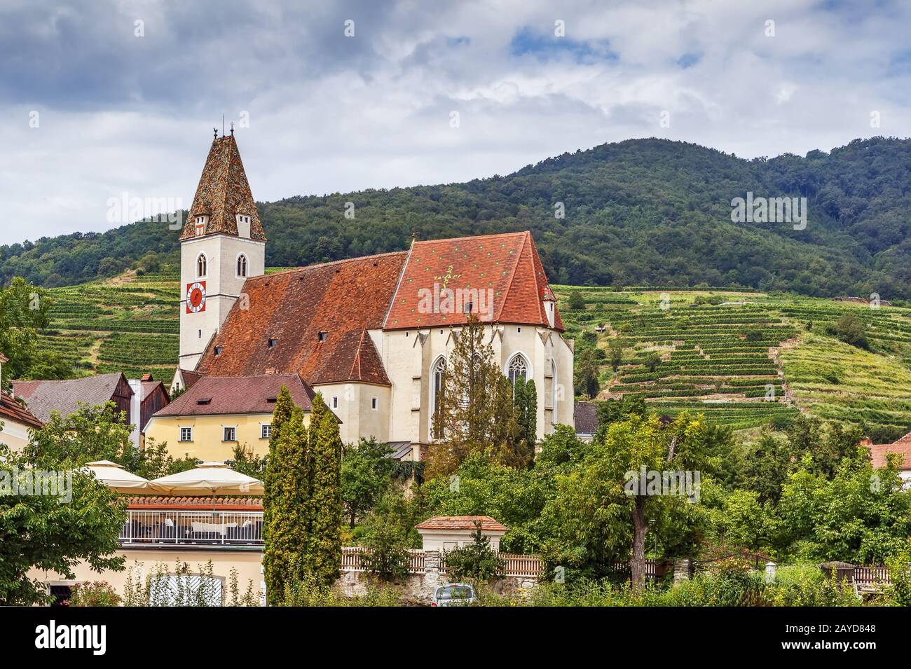 Church of St. Maurice, Spitz, Austria Stock Photo - Alamy