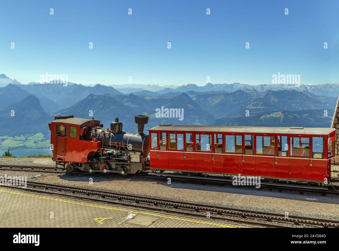 Schafberg Railway, Austria Stock Photo - Alamy