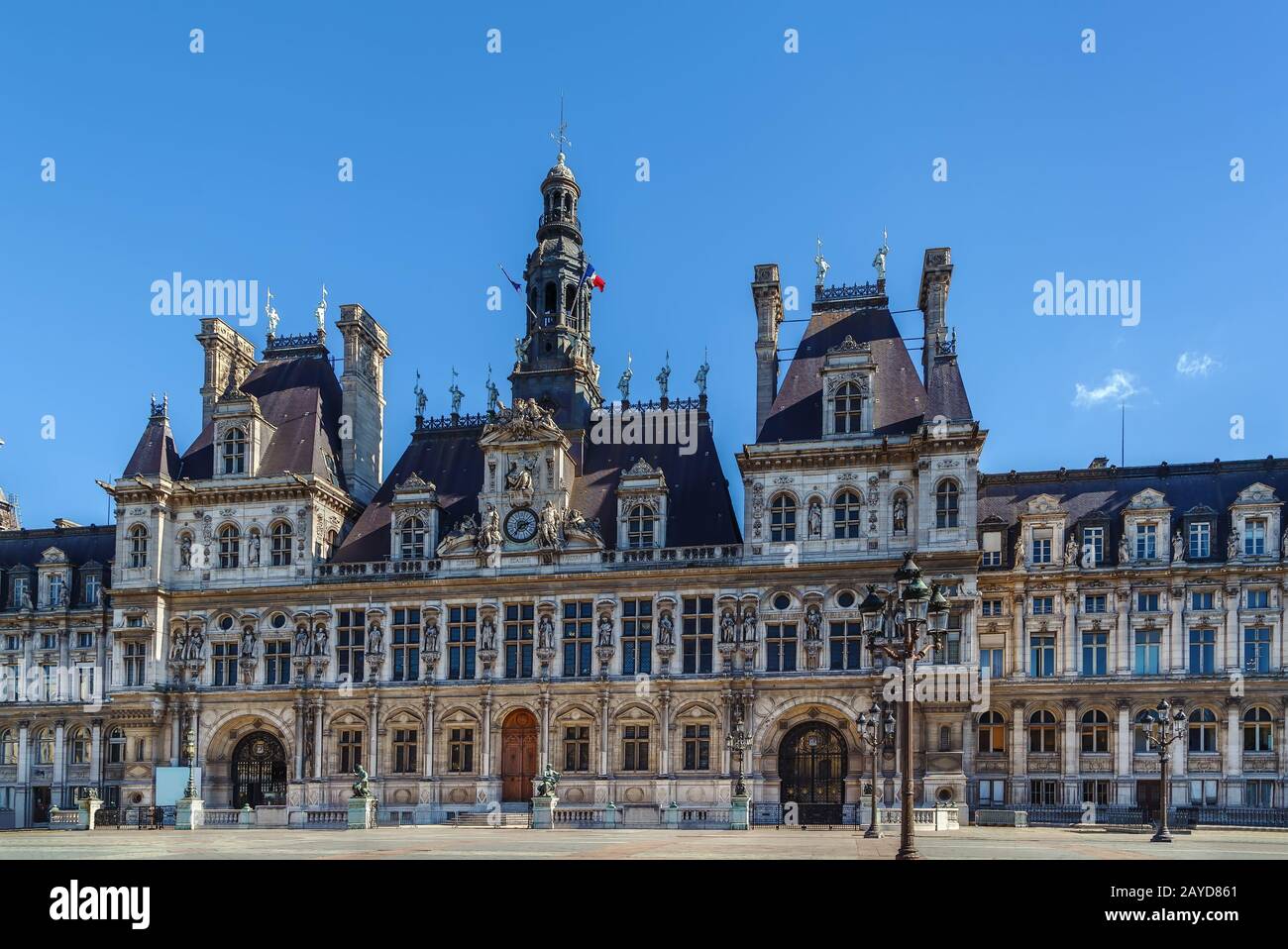 City hall, Paris Stock Photo - Alamy