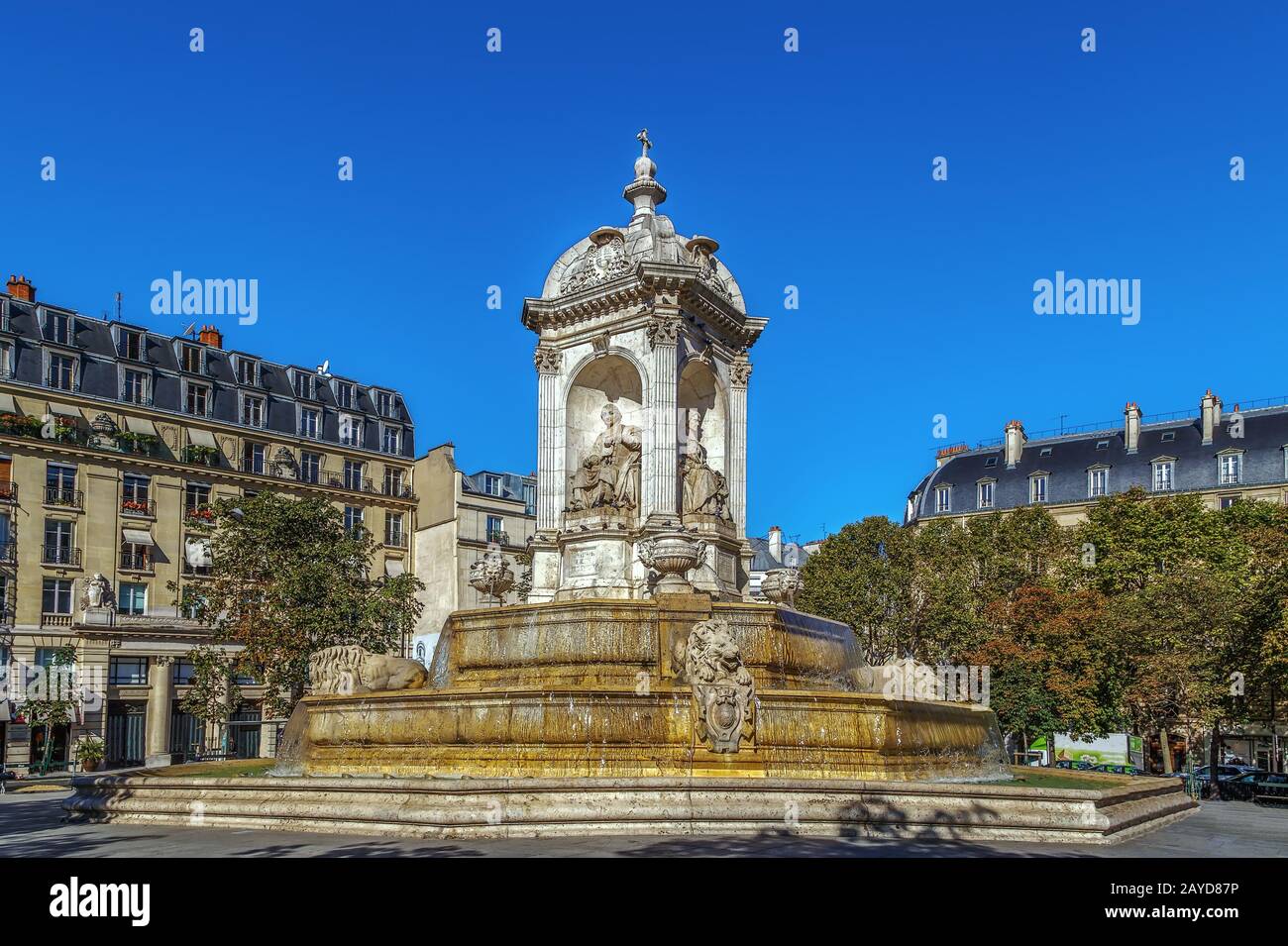 Saint sulpice church statue hi-res stock photography and images - Alamy