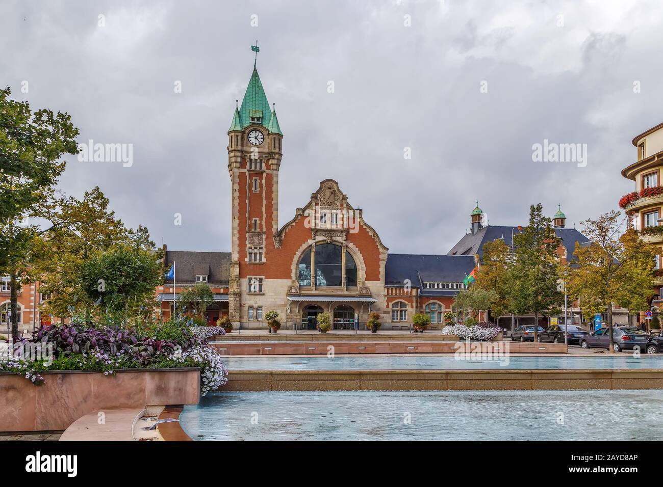 Railway station, Colmar, France Stock Photo - Alamy