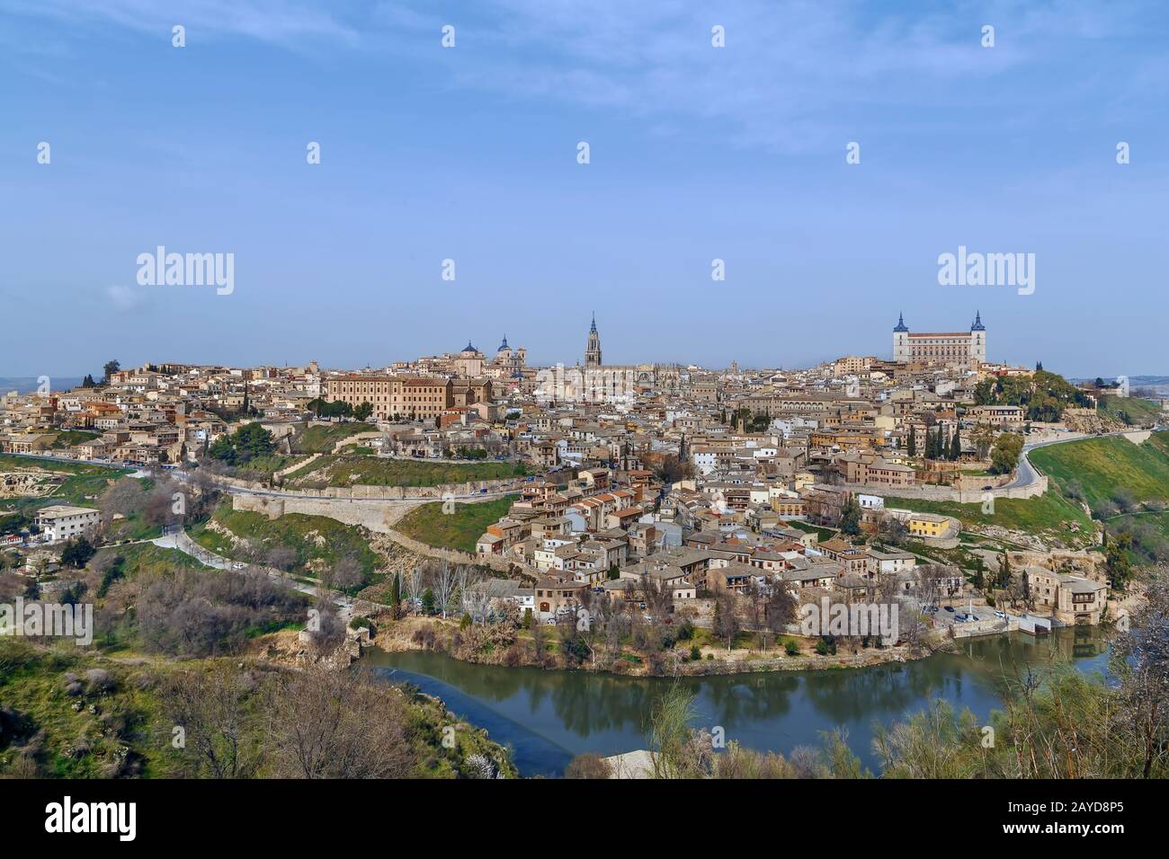 Aerial toledo cathedral hi-res stock photography and images - Alamy
