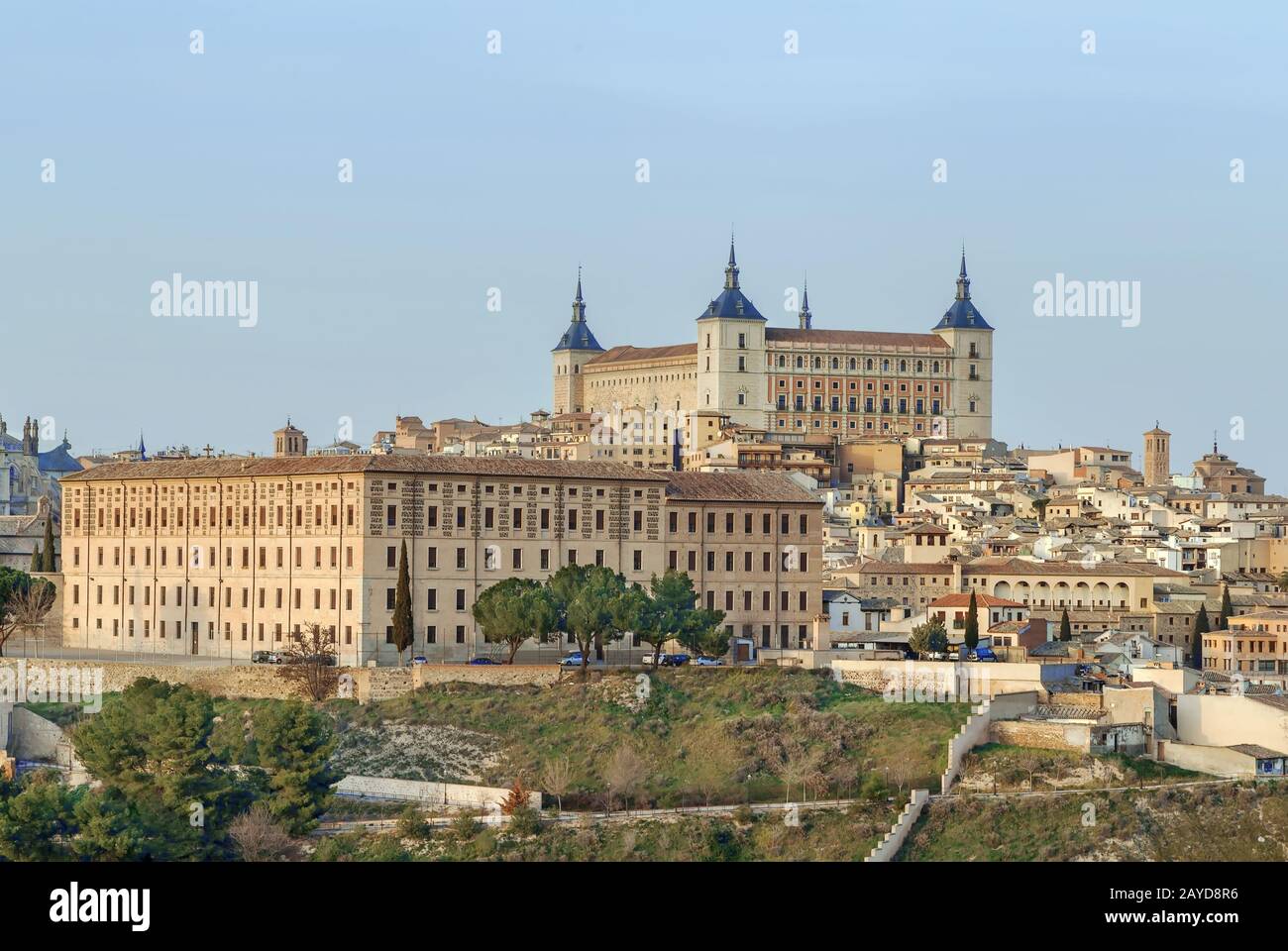 Alcazar of Toledo, Spain Stock Photo - Alamy
