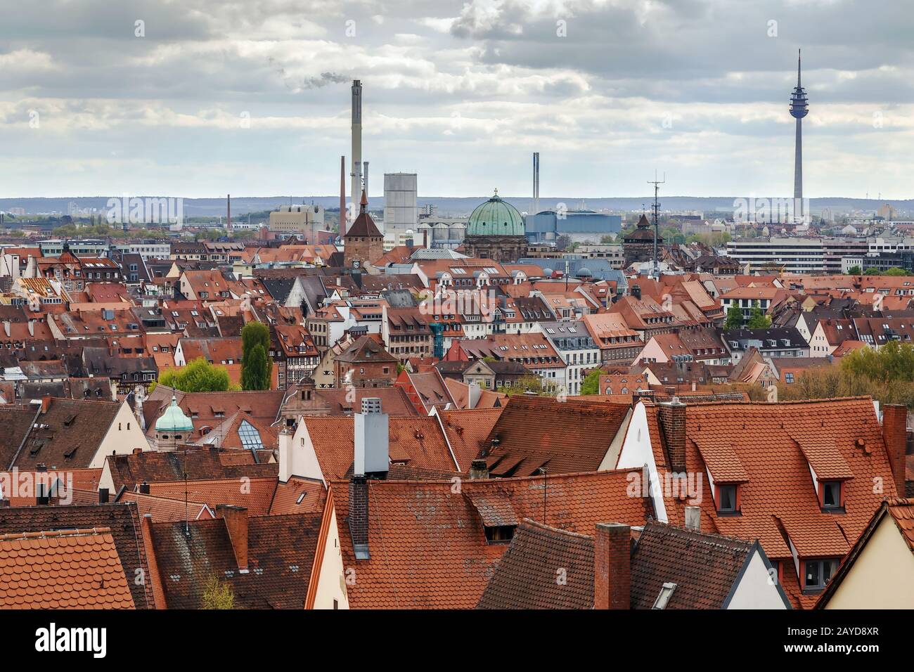 Aerial view nuremberg hi-res stock photography and images - Alamy