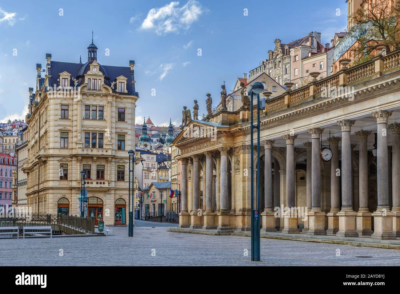 Mill Colonnade, Karlovy Vary Stock Photo - Alamy