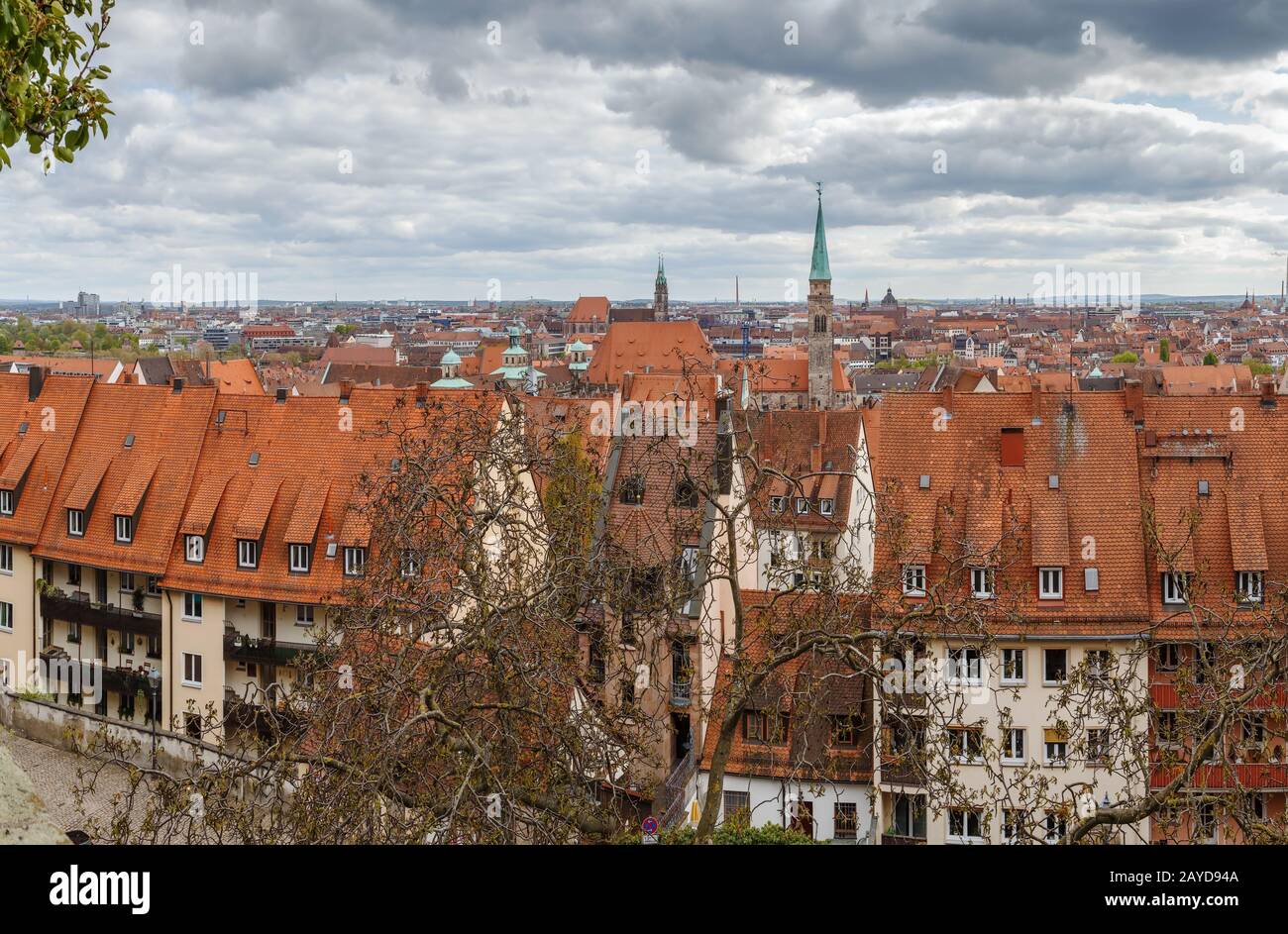 Aerial view nuremberg hi-res stock photography and images - Alamy