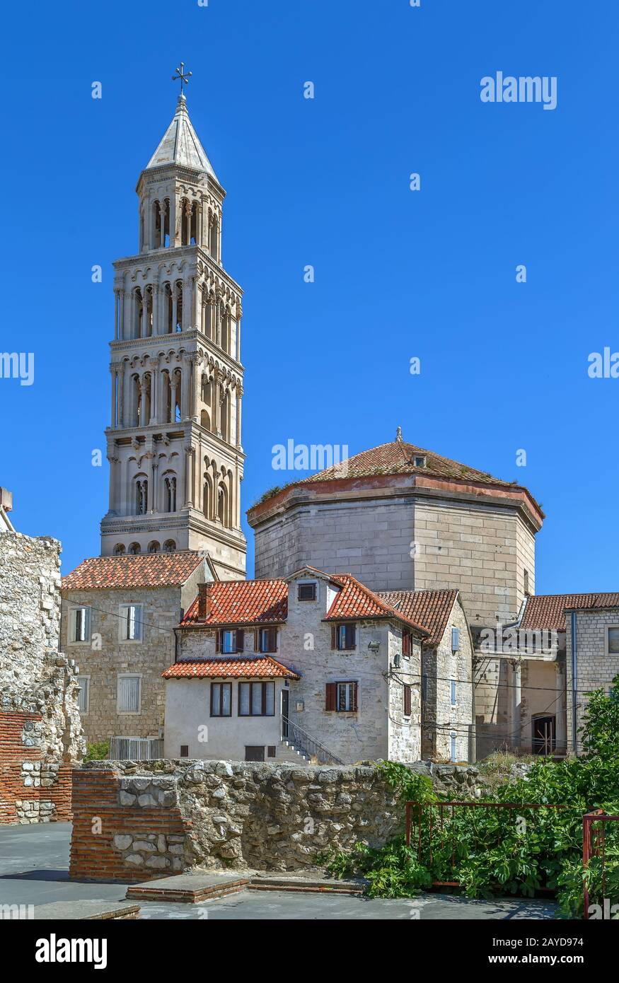 Cathedral of Saint Domnius, Split, Croatia Stock Photo - Alamy