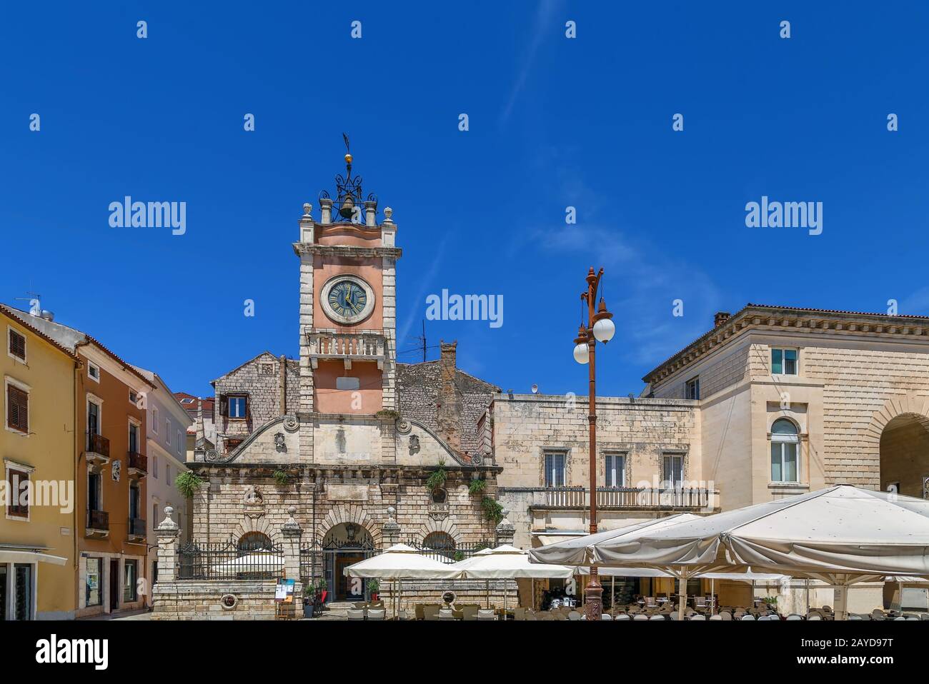 Clock tower zadar croatia hi-res stock photography and images - Alamy