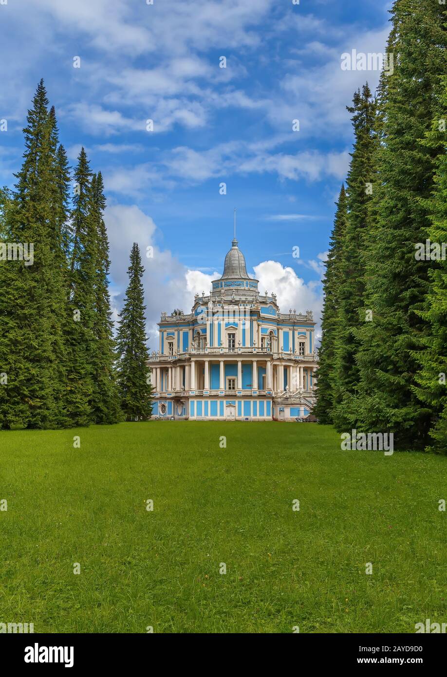 Russian royal residence in Oranienbaum, Russia Stock Photo - Alamy