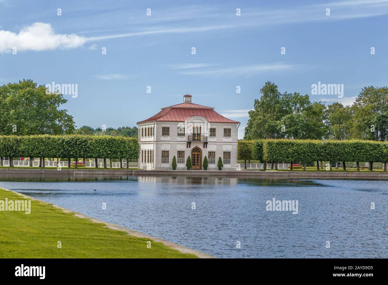 Marly Palace, Peterhof, Russia Stock Photo - Alamy
