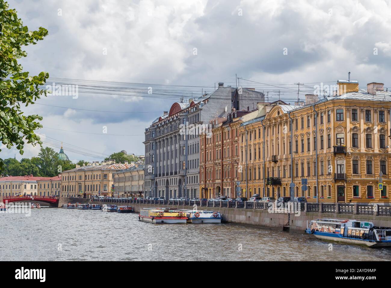 Moyka river in summer hi-res stock photography and images - Alamy