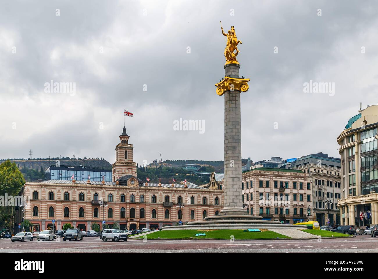 Capital of georgia freedom square hi-res stock photography and images ...