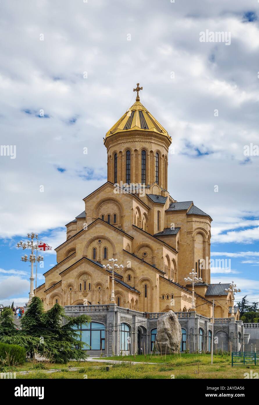 Holy Trinity Cathedral of Tbilisi, Georgia Stock Photo - Alamy