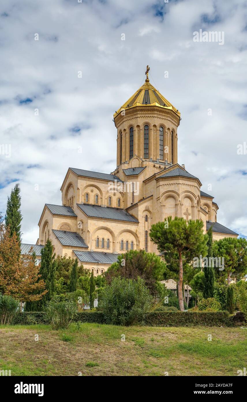 Holy Trinity Cathedral of Tbilisi, Georgia Stock Photo - Alamy