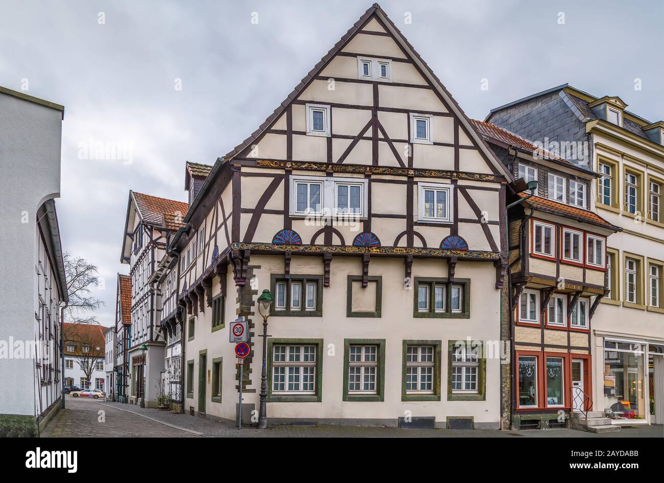 Street in Soest, Germany Stock Photo - Alamy