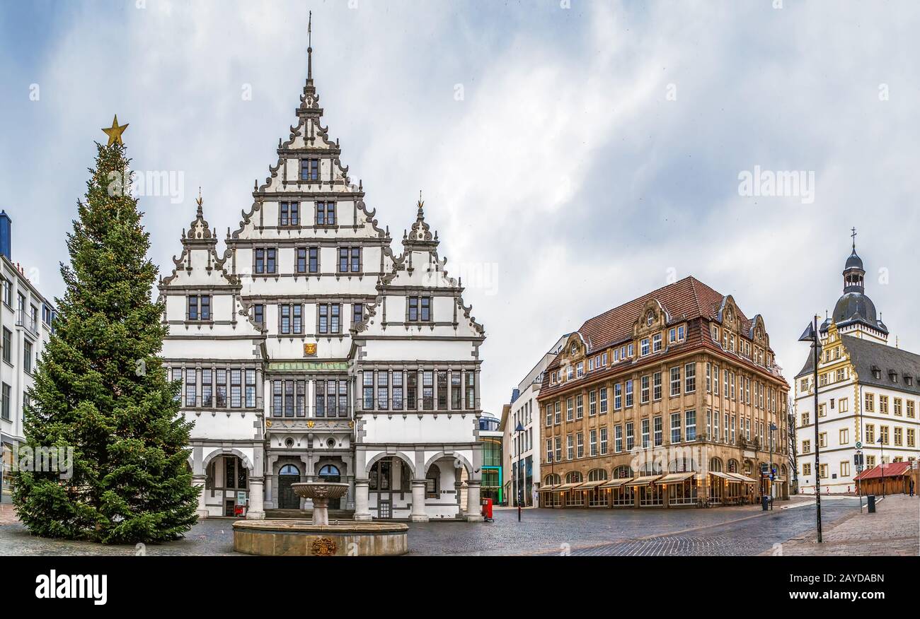 Town hall of Paderborn, Germany Stock Photo - Alamy