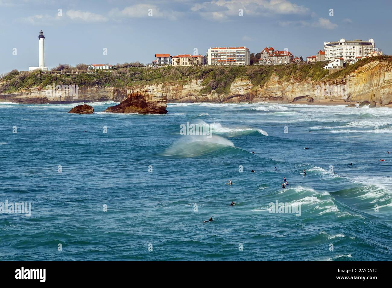 Biarritz france the sea on hi-res stock photography and images - Alamy