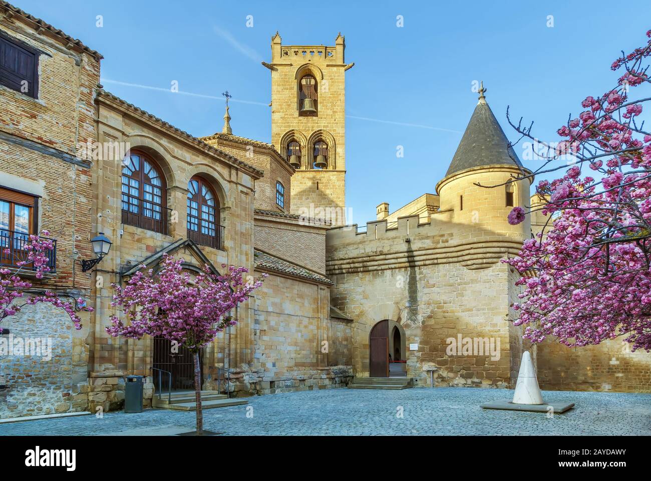 Palace of the Kings of Navarre, Olite, Spain Stock Photo - Alamy