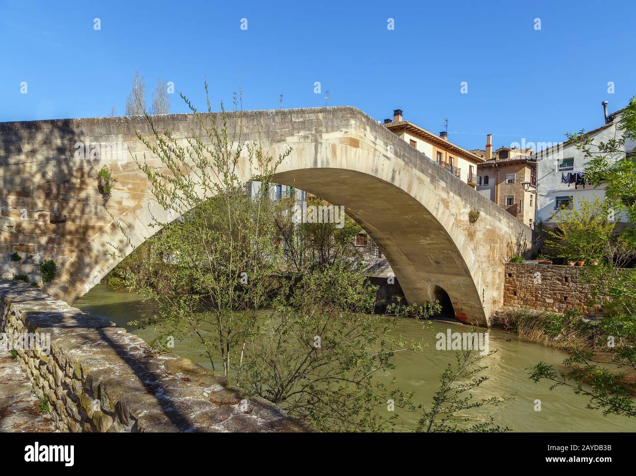 Picudo Bridge, Estella, Spain Stock Photo - Alamy
