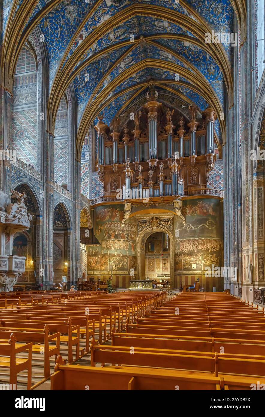 Albi france cathedral interior hi-res stock photography and images - Alamy