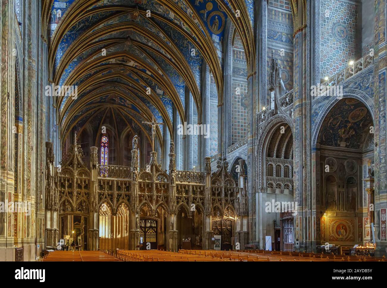 Albi cathedral interior hi-res stock photography and images - Alamy