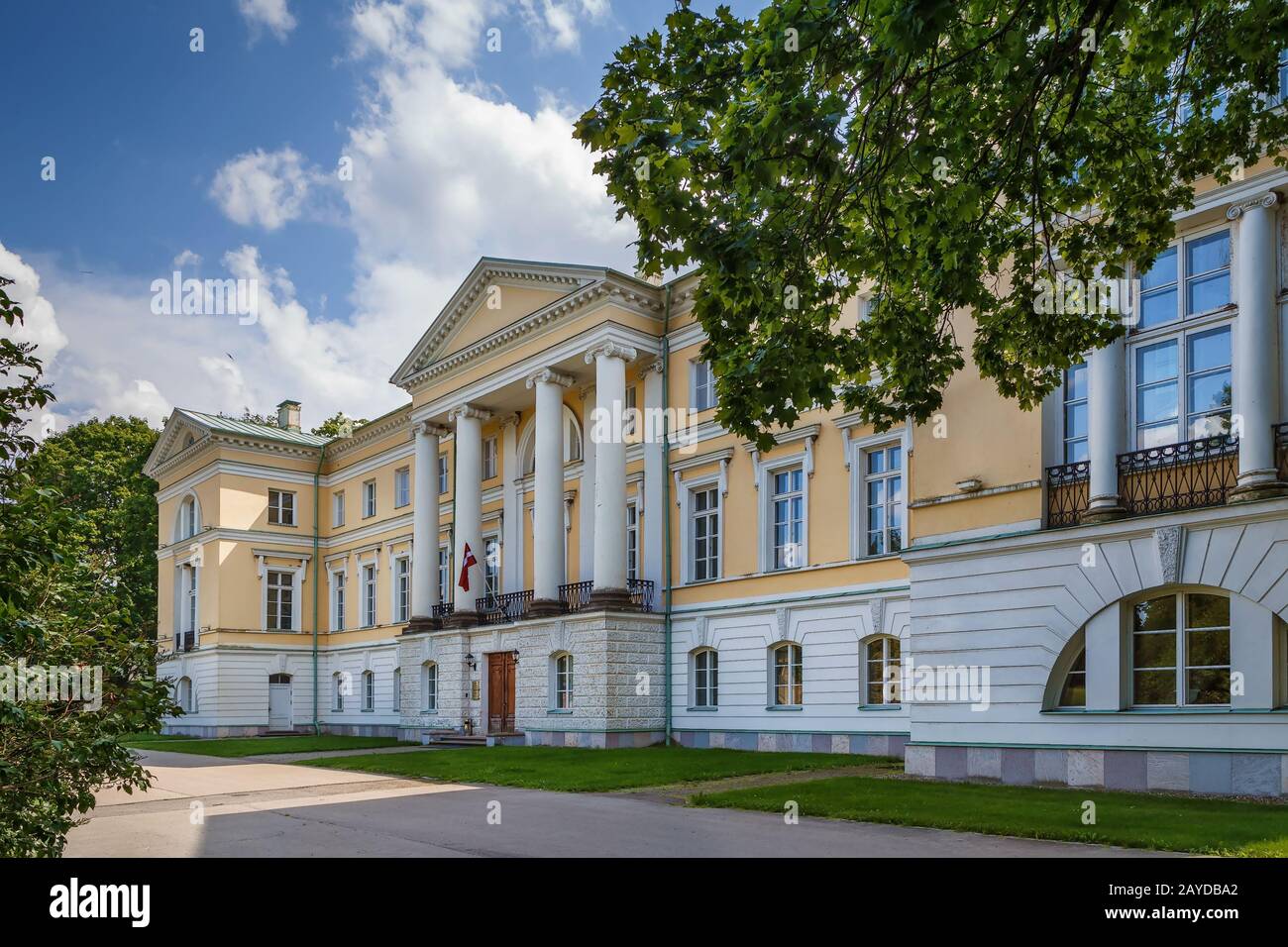 Mezotne Palace, Latvia Stock Photo - Alamy