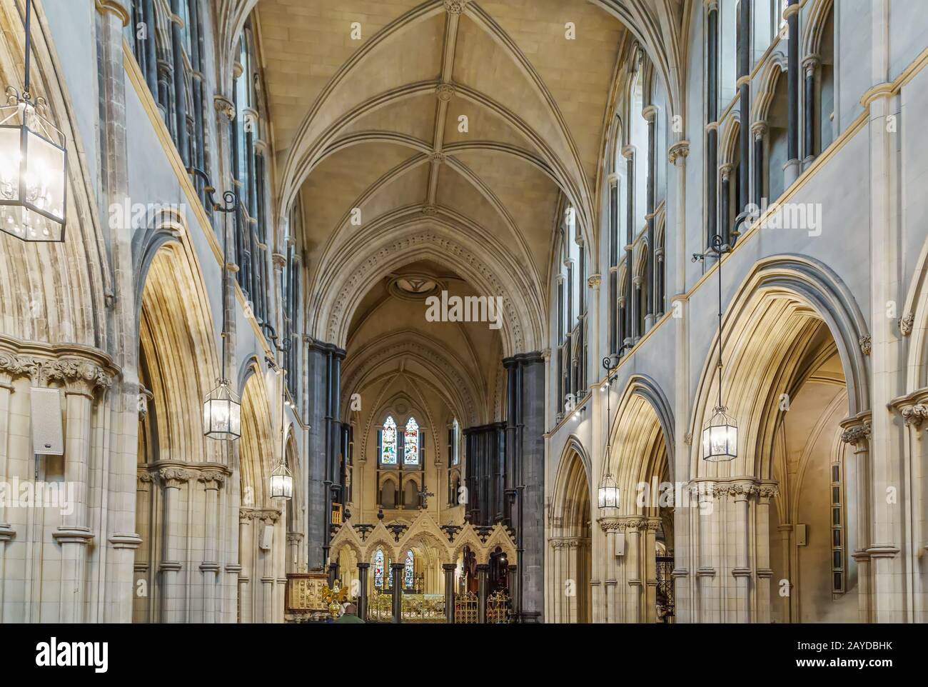 Christ church cathedral dublin interior hi-res stock photography and ...