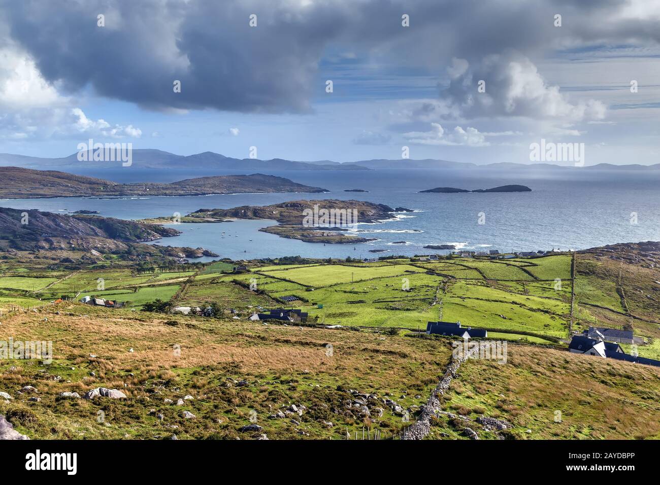 Landscape from Ring of Kerry, Ireland Stock Photo - Alamy