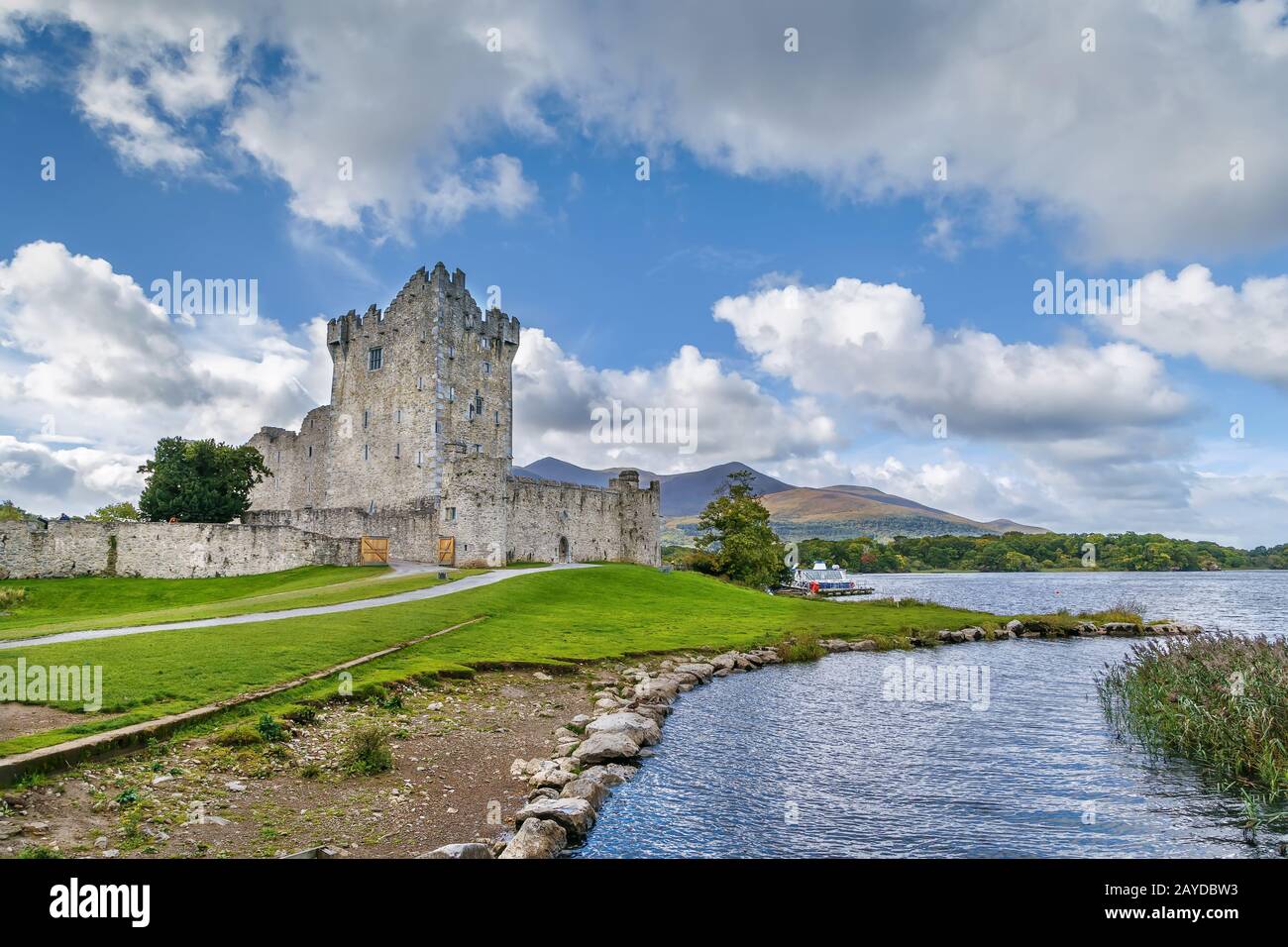 Ross Castle, Ireland Stock Photo - Alamy