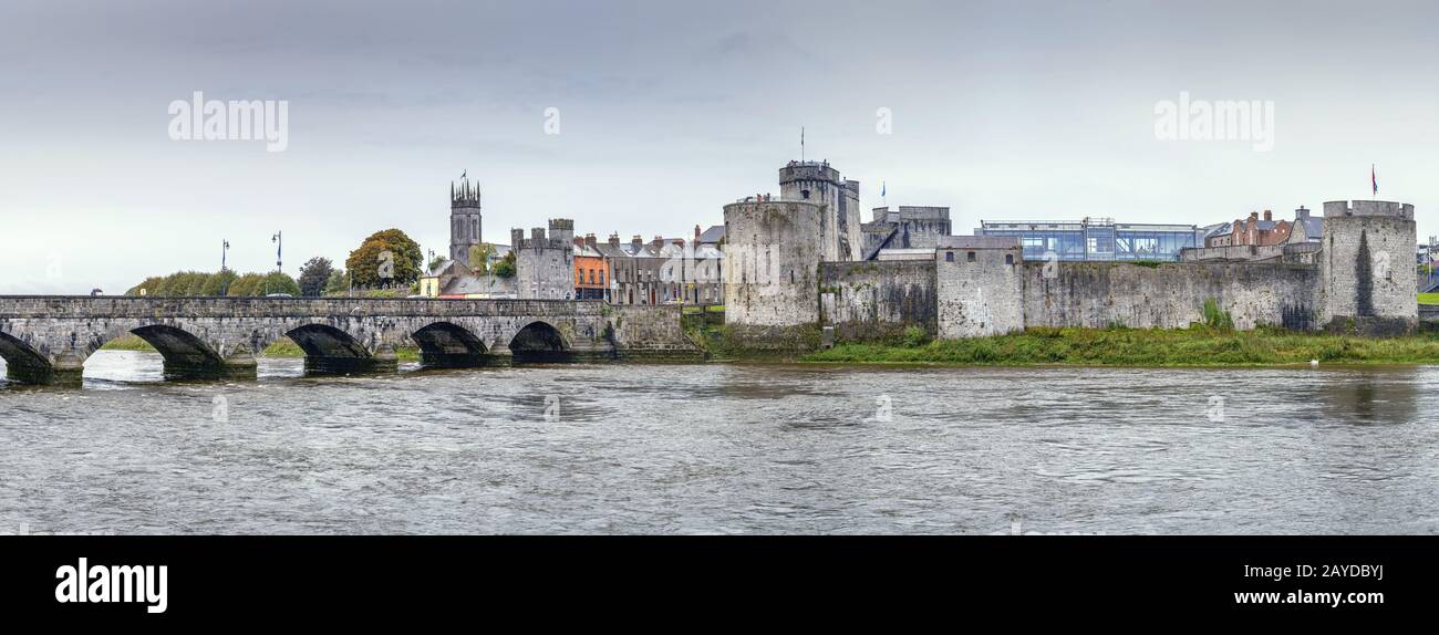View of King John's Castle, Limerick, Ireland Stock Photo - Alamy