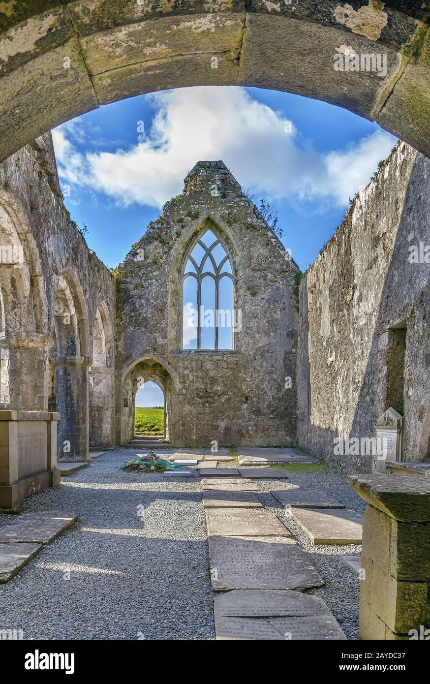 Ross Errilly Friary, Ireland Stock Photo - Alamy