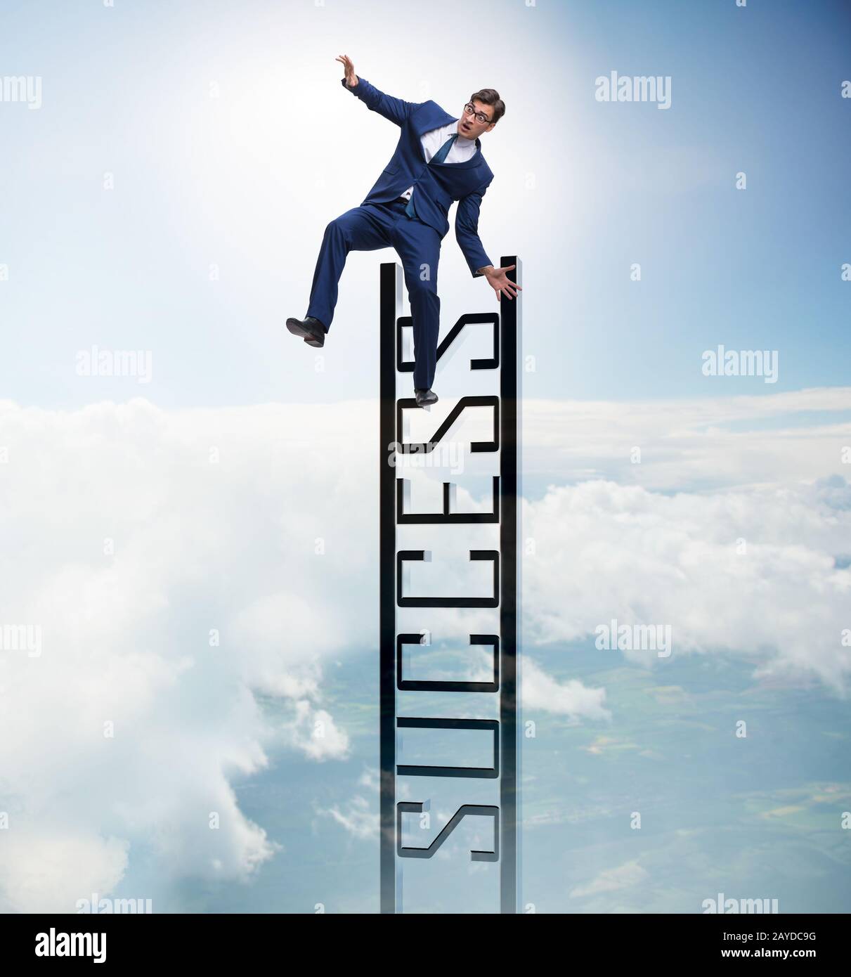 Businessman slipping hi-res stock photography and images - Alamy