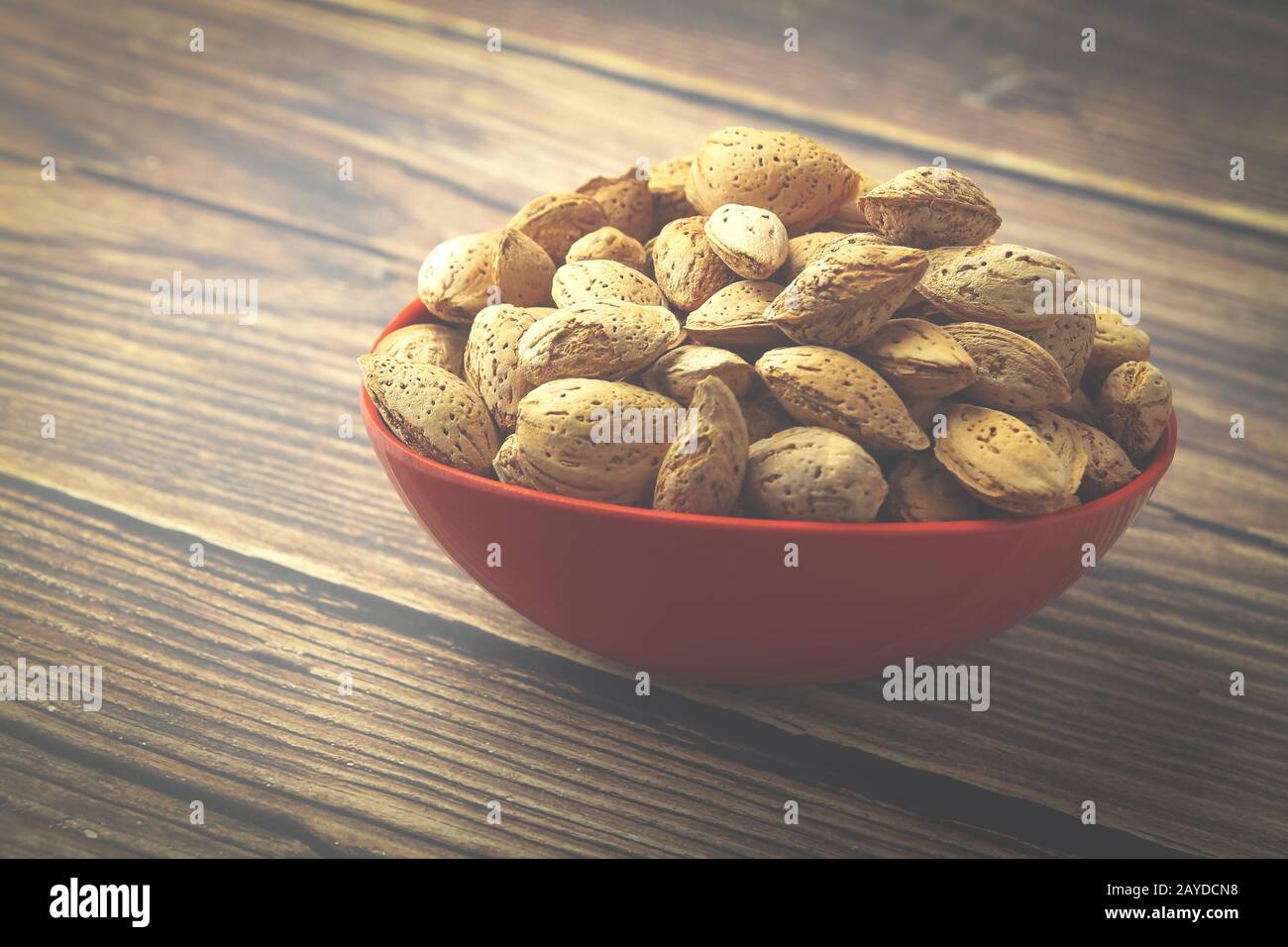 Healthy Almond Nuts in shells Stock Photo - Alamy