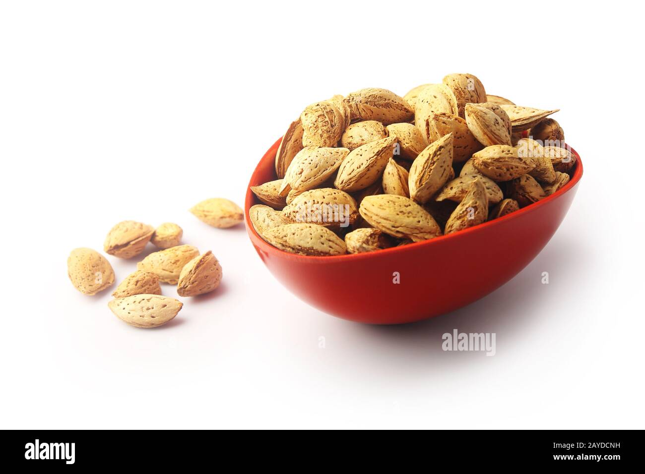 Healthy Almond Nuts in shells Stock Photo - Alamy