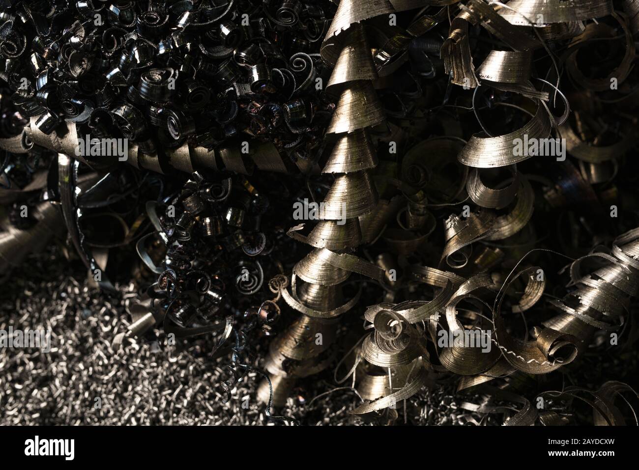 Metal shavings and sand close up view Stock Photo - Alamy