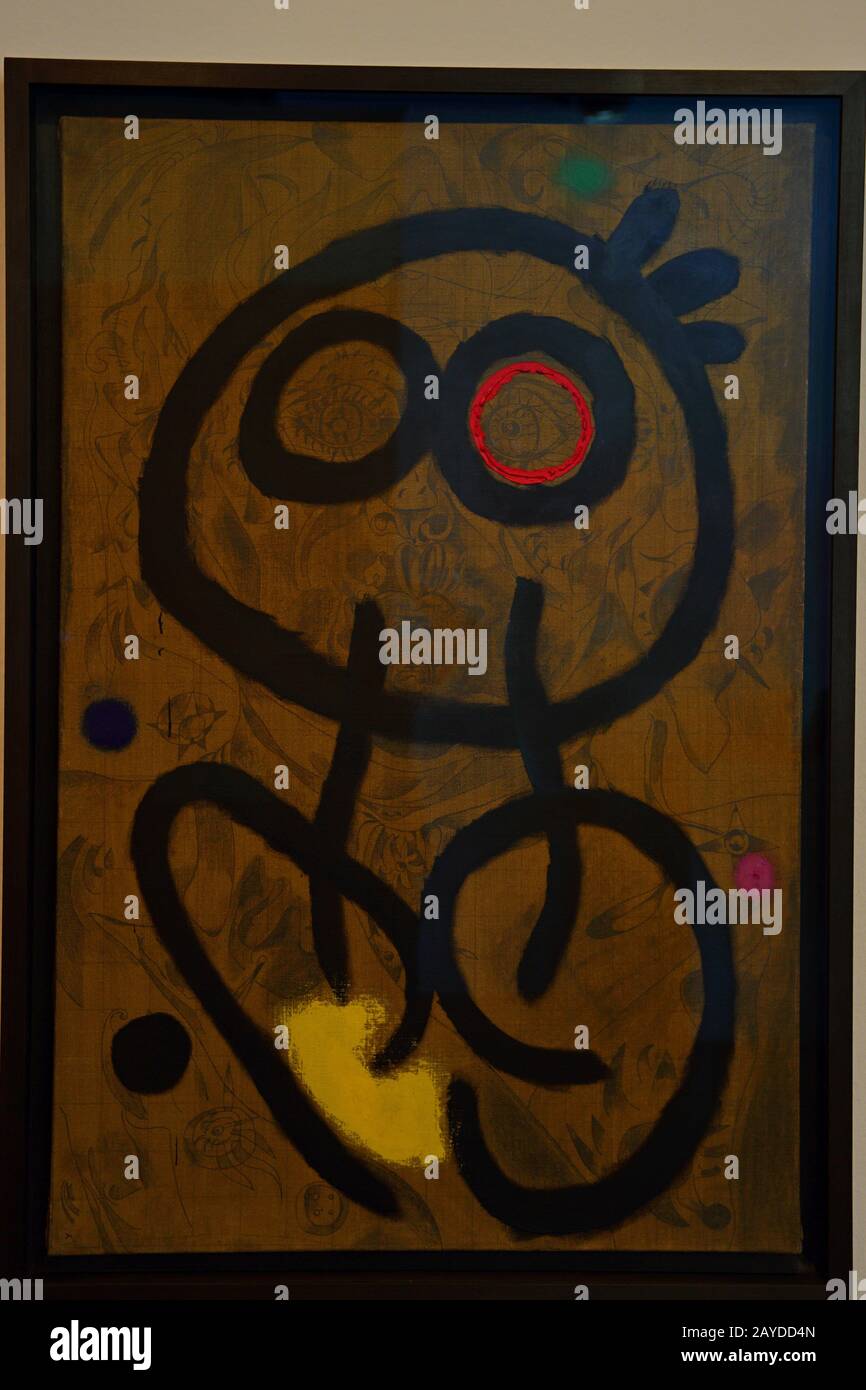 Arts collections in Fundacio Joan Miro, a museum of modern art honoring Joan Miro located on the ...