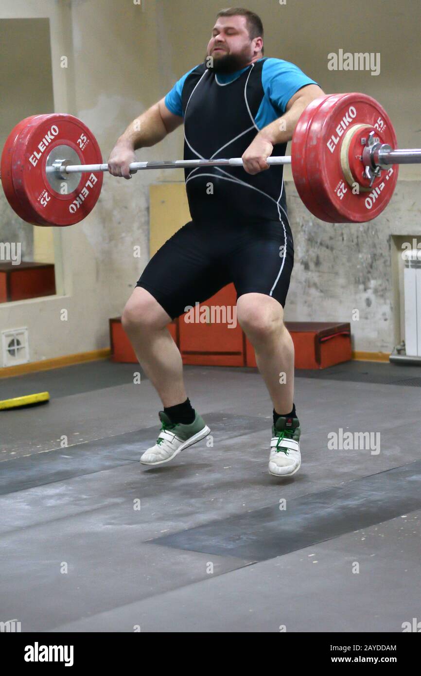 Orenburg, Russia, December 17, 2017 years: the boys compete in ...