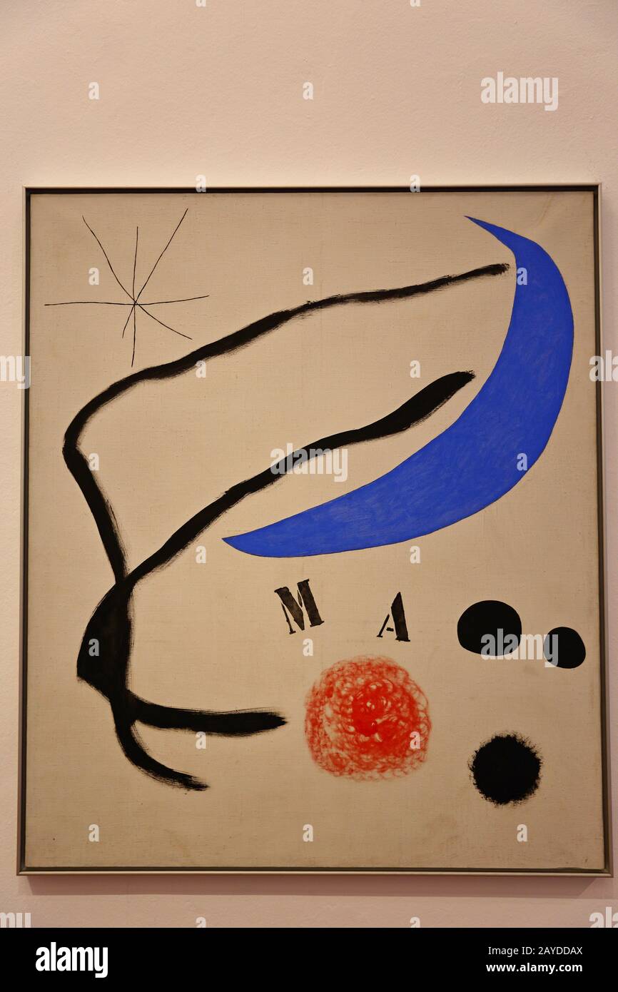 Arts collections in Fundacio Joan Miro, a museum of modern art honoring ...