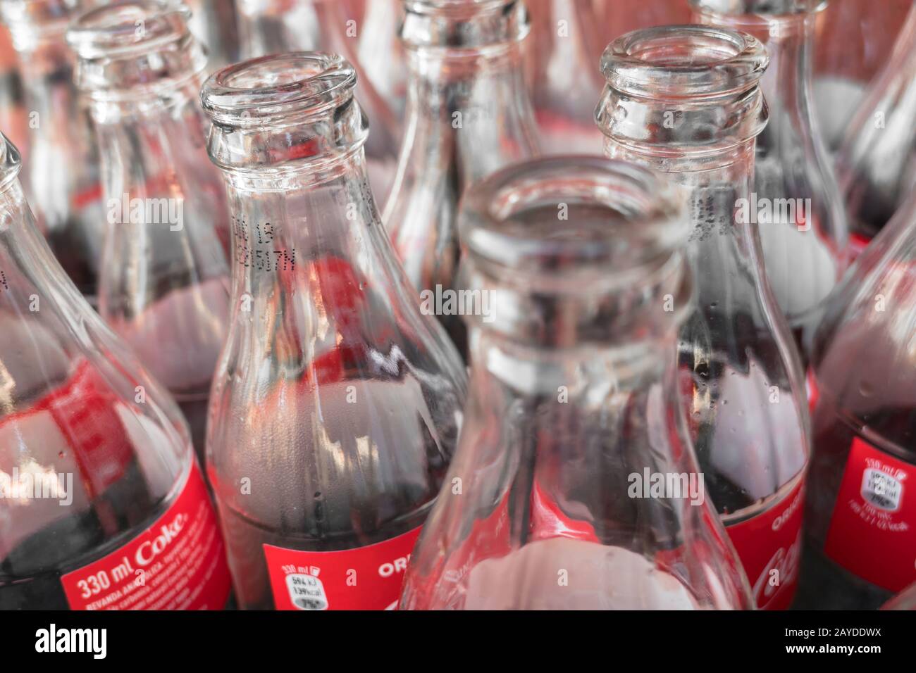 Coca cola factory bottles hi-res stock photography and images - Alamy