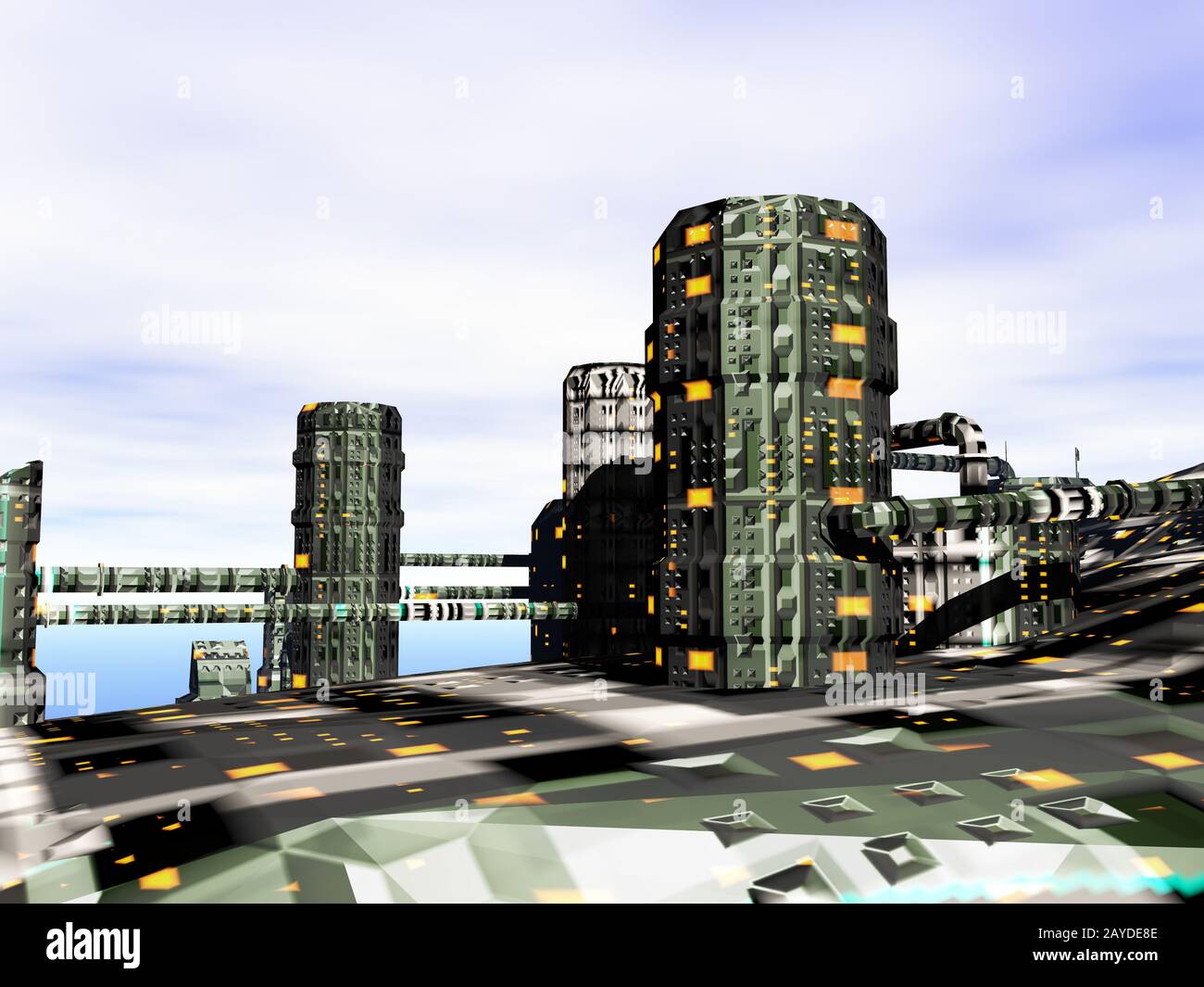 futuristic factory with pipelines Stock Photo - Alamy futuristic factory with pipelines Stock Photo - Alamy