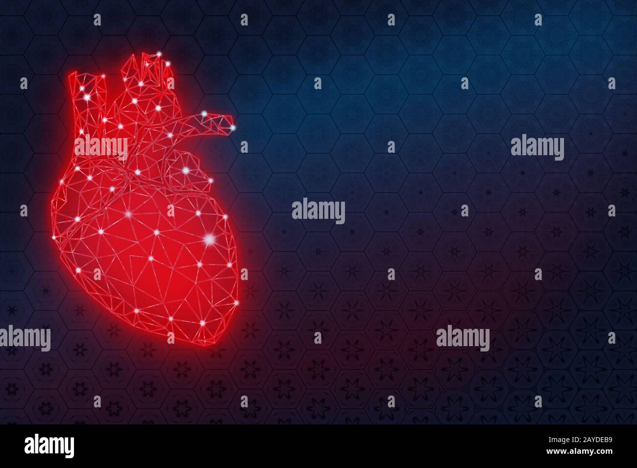 Healthy heart poly hi-res stock photography and images - Alamy